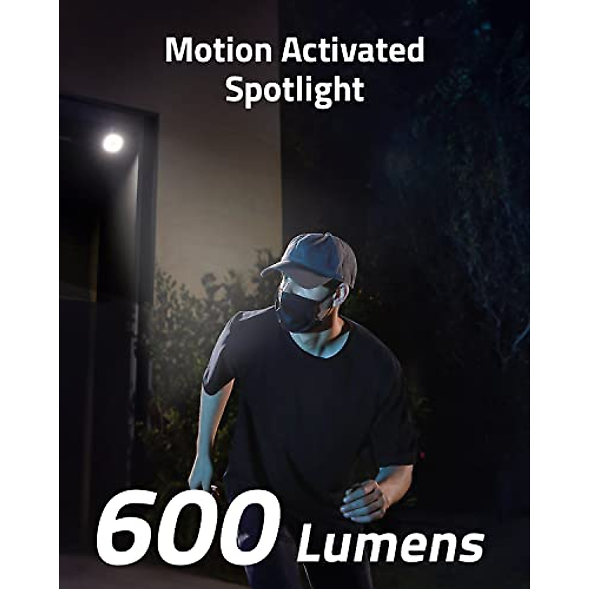 eufy security SoloCam L40, Spotlight Camera, Wireless Outdoor Security Camera, 2K, Battery Camera, Ultra-Bright, Color Night Vision, 2.4 GHz Wi-Fi only, No Monthly Fee