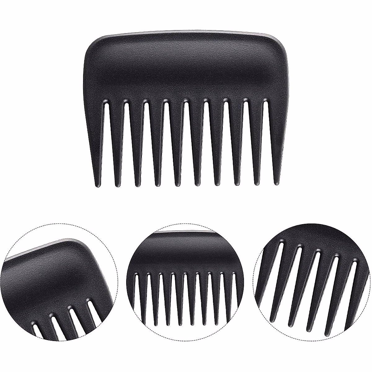 9 Pieces Wig Combs Set Includes Hair Edge Brush Airbag Massage Comb Wide Tooth Hair Comb Wig Clips for Curly Straight Thick Synthetic and Human Hair
