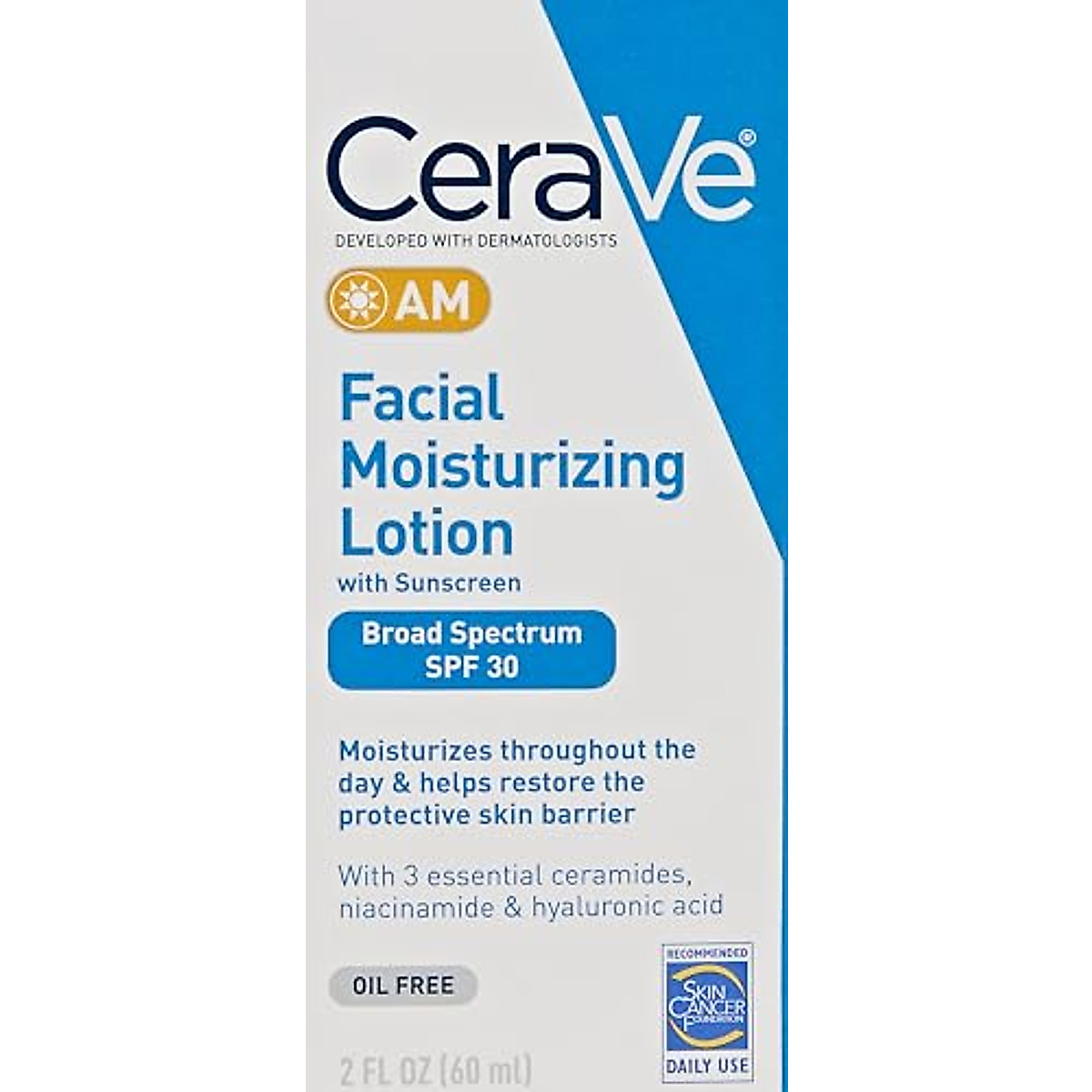 Cerave Facial Moisturizing Lotion AM Spf#30 2 Ounce (60ml)