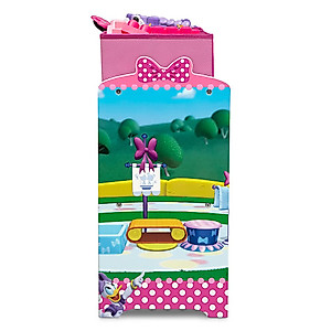 Delta Children Disney Minnie Mouse Deluxe 9 Bin Design and Store Toy Organizer, Greenguard Gold Certified
