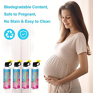 Merear Gender Reveal Fire Extinguisher 4 Packs, Gender Reveal Ideas, Boy Baby Reveal Party Ideas for Gender Reveal Decorations (Blue)