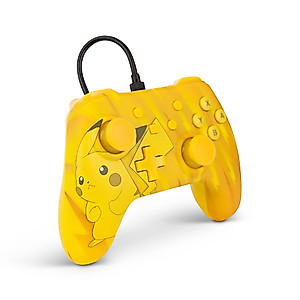 PowerA Wired Controller for Nintendo Switch - Pokémon: Pikachu Static, Gamepad, Game controller, Wired controller, Officially licensed
