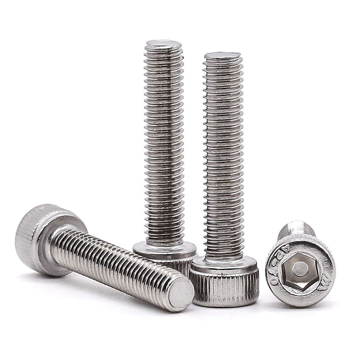 50pcs M5-0.8 x 35mm Socket Head Cap Screws, 18/8 Stainless Steel 304, Fully Threaded Hex Drive Screws, Corrosion-Resistant, High Strength, for Machinery, Furniture, 3D Printing and More