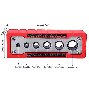 Self Centering Dowel Jig Kit, Inch Woodworking Center Doweling Drill Guide Jig for Straight Hole, Wood Punch Drilling Jig Accessories, Positioner Locator Tool for Woodworking and Shelf Making