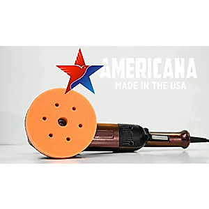 Americana Global 6" Medium Cut Foam Pad Orange (2)