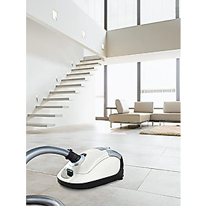 Miele Compact C1 Pure Suction Powerline Canister Vacuum, Lotus White