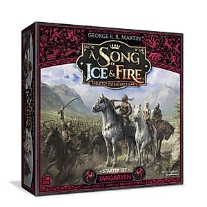 CMON A Song of Ice & Fire Tabletop Miniatures Game Targaryen Starter Set - Command The Fierce House Targaryen! Strategy Game for Adults, Ages 14+, 2+ Players, 45-60 Minute Playtime, Made by CMON