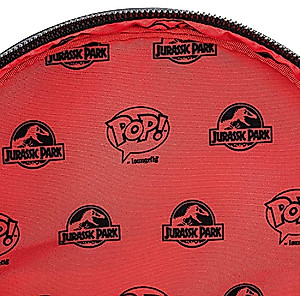 Loungefly POP Jurassic Park Gates Womens Double Strap Shoulder Bag Purse,One Size, Multi