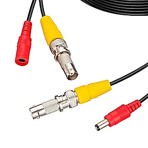 BNC Security Camera Cable 150 ft, ShineKee Pre-Made All-in-One Security Camera BNC Video Power Extension Wire Cord Compatible All HD CCTV DVR Surveillance System