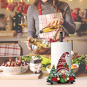 Thanksgiving Paper Towel Holder, Thanksgiving Decorations Indoor, Farmhouse Thanksgiving Kitchen Decor Accessories Metal Paper Towel Holder Stand, Turkey Decorations, Large Towel Stand for Countertops