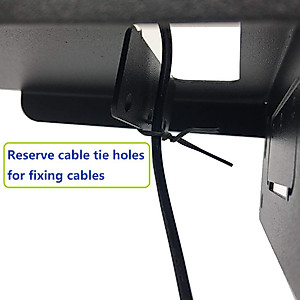 Jingchengmei Portable Electronic Device Mount, Black, Wall Mount Bracket, Compatible with PTZ Cameras, Loading Weight Capacity: 8 Pounds