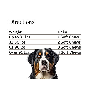 Woofy Maximum Strength Hip & Joint Health Supplement for Dogs - with Glucosamine, Chondroitin, and MSM, 90 Soft Chewable Tablets