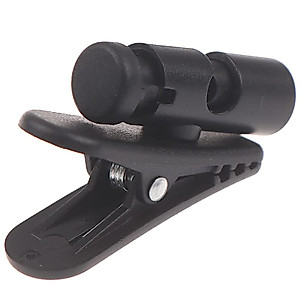 VizGiz 5 Pack Headphone Wire Clip Headset Cable Clamp Earbud 0.5-4mm Cord Collar Hook for Cell Phone Earphone Broadcast Microphone Walkie-Talkie Music MP3 Computer Chat DIY IE80S IE800s