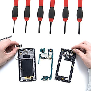 6Pcs/set Eyewear Mobile Phone Electronic Repair Tools Magnetic Screwdriver Set Screwdriver Set Screwdriver Set Electronics Repair Tool Kit Replacement Bit Magnetic
