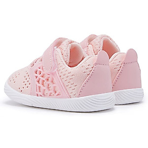 BMCiTYBM Baby Shoes Boys Girls Mesh Sneakers Infant Breathable Walking Shoes Lightweight Non-Slip First Walkers 6 9 12 18 24 Months Pink Size 12-18 Months Infant