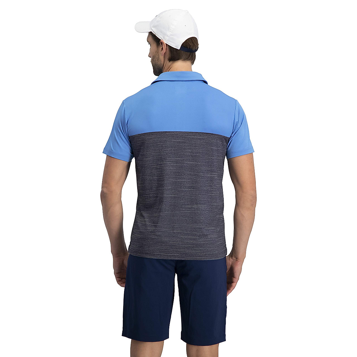 Three Sixty Six Quick Dry Golf Shirts for Men - Moisture Wicking Short-Sleeve Casual Polo Shirt