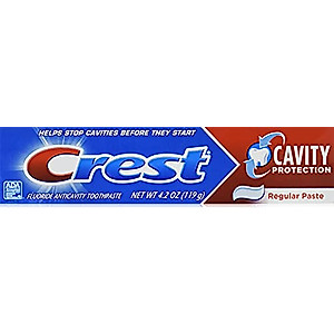 Crest Cavity Protection Toothpaste, Regular Paste, 4.2 Oz, 6.301 Lb