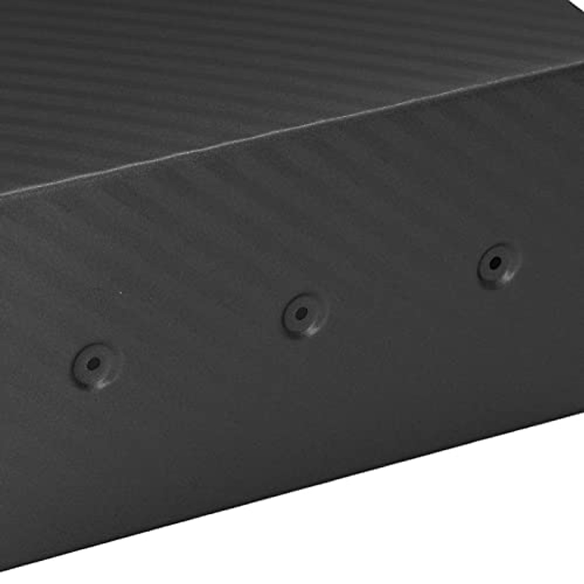 VTOSEN Bread Baking Pan - Non Stick Bread Bakeware Mold with Wavy Grain Vent for Homemade Bread - Perfect Bread Loaf Pan for Bakery Kitchen(Black)