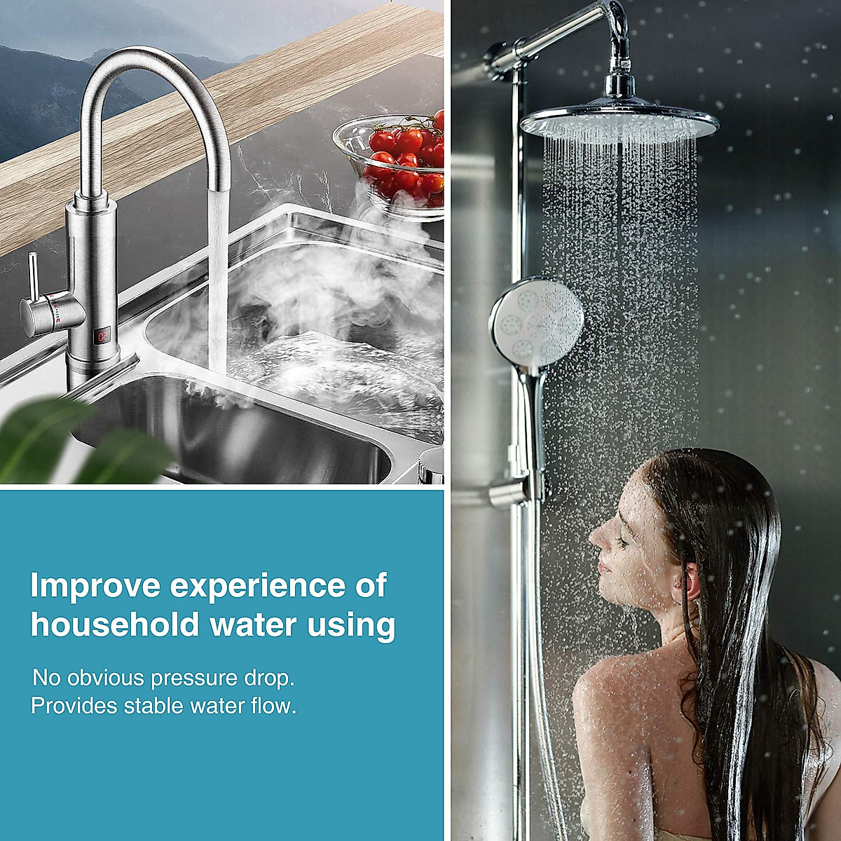 5 Micron String Wound & 20 Micron Pleated Sediment Water Filter Cartridge by Membrane Solutions, 10"x2.5", 10 Pack