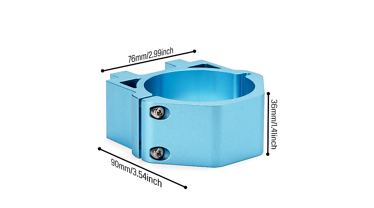 Genmitsu 65mm Aluminum CNC Spindle Mount for 4040-PRO & More