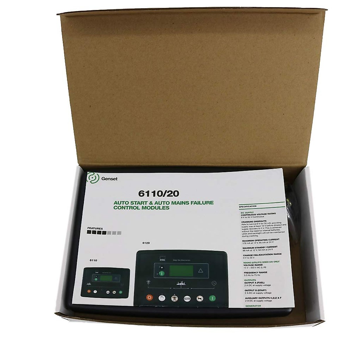 Knowtek DSE6120 Auto Controller AMF DSE 6120 for Genset Generator Alternator