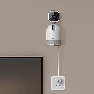 PUUUCI Wall Mount for Blink Mini Pan-Tilt Camera - Blink Mini Pan-Tilt Camera Transparent Acrylic Wall Mount Bracket/Holder for Home/Apartment/Office Indoor (1-Pack)