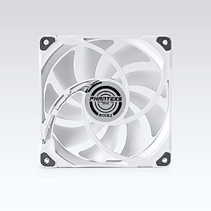 Phanteks (PH-F140SK_DRGB_PWM_WT01_3P) SK140 DRGB PWM Fan 3Pack – 3X 140mm Fan, high Airflow Nine-Blade Design, DRGB Lighting, Rubber dampening washers - White