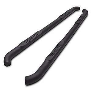 TAC 3” Side Steps Compatible with 2019-2024 Ford Ranger SuperCrew Truck Pickup Texture Black Running Boards Nerf Bars Side Bars Off Road Accessories 2pcs