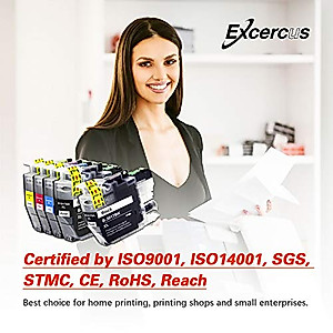 EXCERCUS LC3019 3019 LC3017 Ink Cartridge Replacement for Brother LC3019 3019 LC3017 XL LC 3017 Ink (2B/1C/1M/1Y,5 Pack) Work with Brother MFC-J5330DW MFC-J6930DW MFC-J6530DW MFC-J6730DW