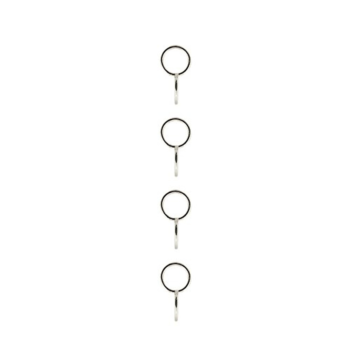 Three by Three Seattle Cliffhanger Coat Hook, Chrome (24509)