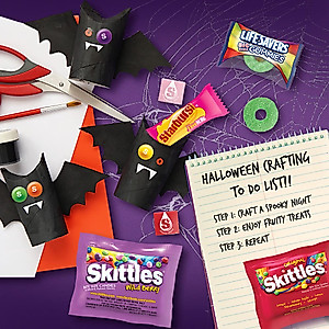 SKITTLES Wild Berry, SKITTLES Original, STARBUST FaveREDS, and LIFE SAVERS Gummy Candy Assortment, 32.82 oz Bag