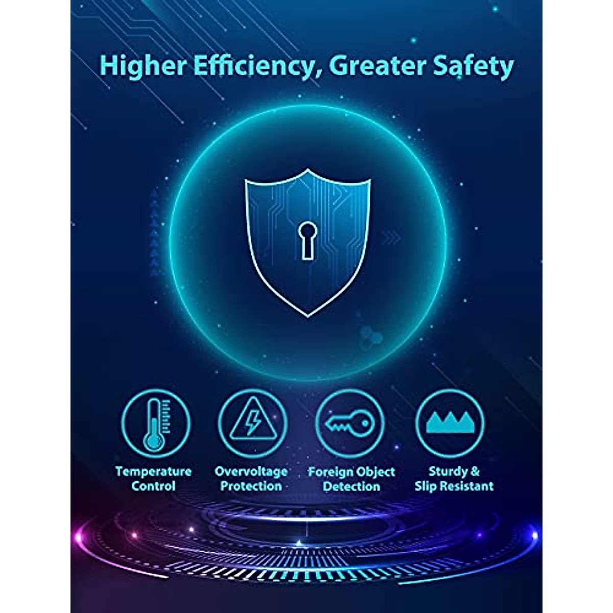 Wireless Charger for Samsung Galaxy S23/S23+/S22/S22+/S21/S20/S20+/S10/S9+/S9/S8/S8+/S7/Note10/Note9/Note8, 15W Wireless Charging Pad with USB-C for Samsung,iPhone Black(No AC Adapter)