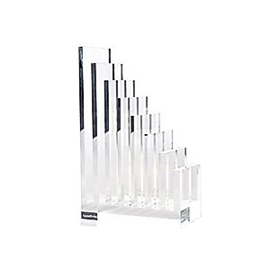 russell+hazel Acrylic Collator and Bookend, Clear, 5” x 8” x 2.5”