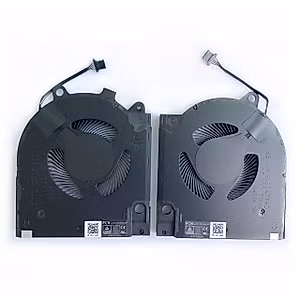 Fleshy Leaf New CPU+GPU Cooling Fan Replacement for Dell 2021year G15 5510 5511 5515 RTX3060 RTX3050 Series DC12V 1A DFSCK22105182Q FN9R 9.6CFM DFSCK22115181T FN9S 9.2CFM