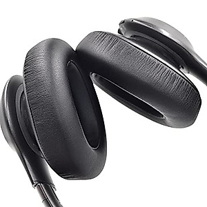 Aiivioll Soft Protein Leather Ear Pads for Everest 710 Headphone Replacement Earpad Memory Foam Sponge Earphone Sleeve Without Buckle（Black）