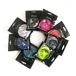 VESONNY Elastic No Tie Shoelaces - Reflective Shoe laces for Kids and Adults (white)