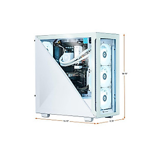 Thermaltake LCGS Avalanche 360T AIO Liquid Cooled Gaming PC (AMD Ryzen™ 5 5600X 6-core, DDR4 3600Mhz 16GB RGB Memory, NVIDIA® GeForce RTX™ 3060 Ti, 1TB NVMe M.2, WiFi, Win10 Home) D3AV-B550-36T-LCS
