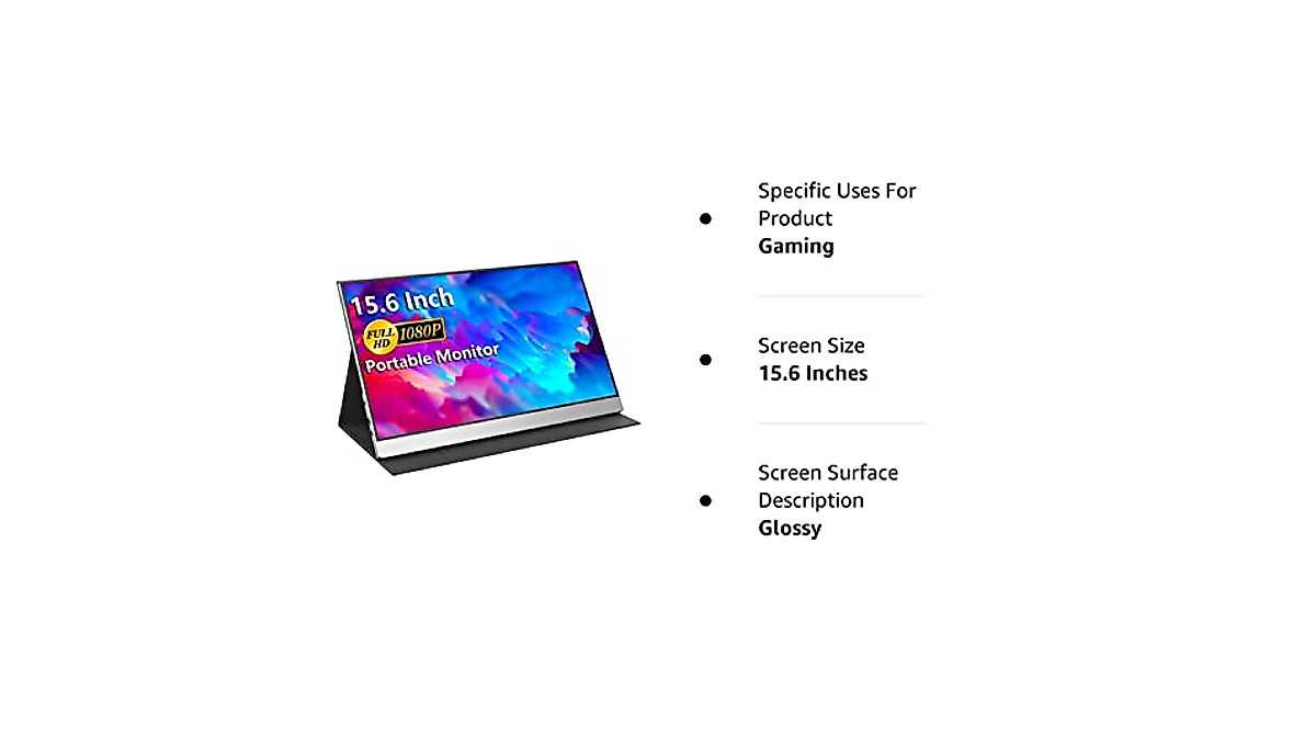 15.6" USB-C Portable Monitor with HDR & FreeSync