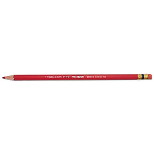 Prismacolor 20045 Col-Erase Pencil w/Eraser Carmine Red Lead/Barrel Dozen