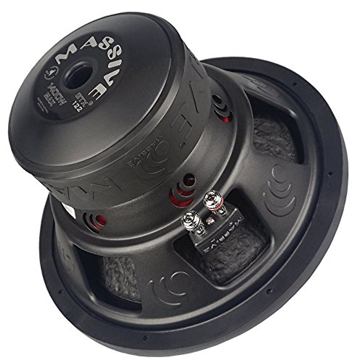 Massive Audio GTX122 – 12 Inch Car Audio Subwoofer, High Performance Subwoofer for Cars, Trucks, Jeeps - 12" Subwoofer 700 Watt RMS, 1400w MAX Dual 2 Ohm, 2.5 Inch Voice Coil. Sold Individually