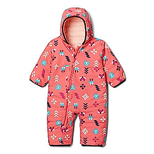 Columbia Baby Powder Lite Reversible Bunting, Blush Pink/Peach Blossom, 12/18