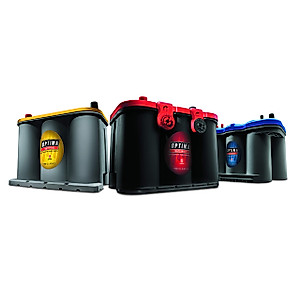 OPTIMA Batteries High Performance 34/78 RedTop Sealed AGM Car, Truck, and SUV Starting Battery, 800 CCA, Dual SAE and GM Terminals, Maintenance Free, Versitile Mounting