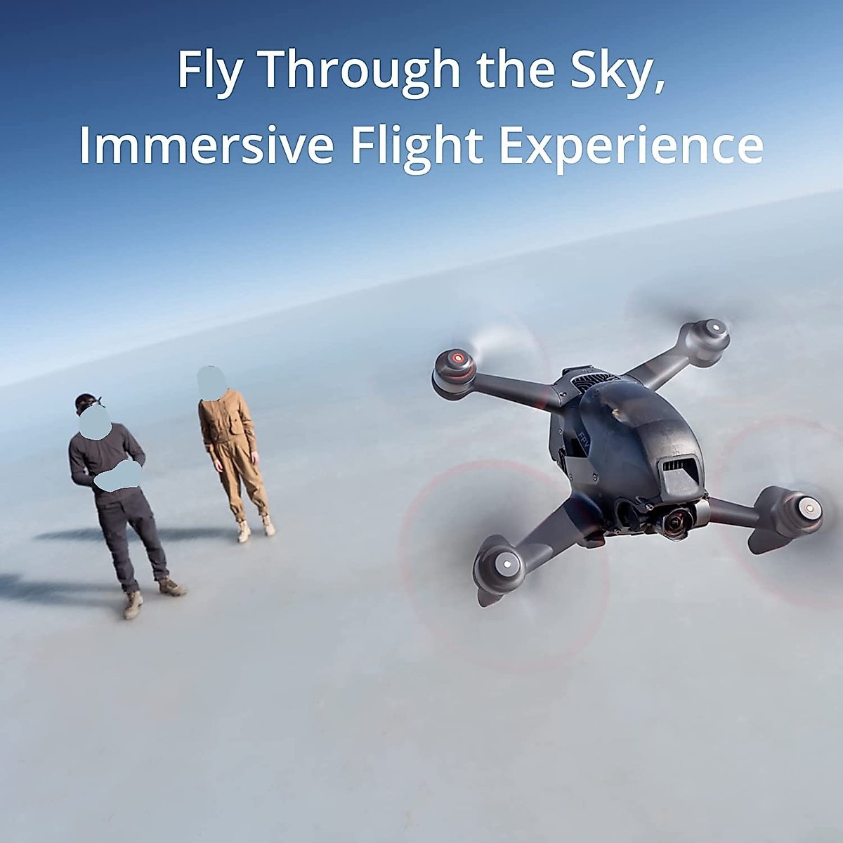 DJI FPV Combo Bundle – Integra Goggles First-Person View Drone UAV Quadcopter Bundle with Joystick Motion 4K Camera, S Flight Mode, Super-Wide 150° FOV, HD Low-Latency Transmission, With 128GB SD Card Backpack