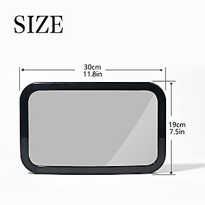 VARGTR Baby Car Mirror,Safety Car Seat Mirror For Infants,Large Car Seat Mirror For Rear Facing Infant Child With Wide Crystal Clear View, Effortlessly Monitoring Child In The Back Seat