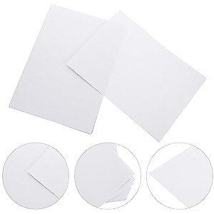 Cabilock 50 Sheets Labels Tag Tabs Blank Sticker Paper Label Paper Adhesive Label Sticker Printing Paper Sticker Printer Paper Printer Sticker Paper White Stickers A4 Magnetic Paper