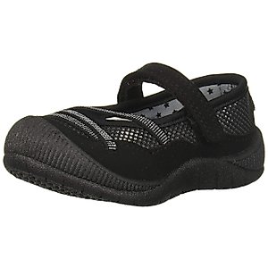 OshKosh B'Gosh Baby-Girl's Franci Mary Jane Flat, Black, 4 M US Toddler