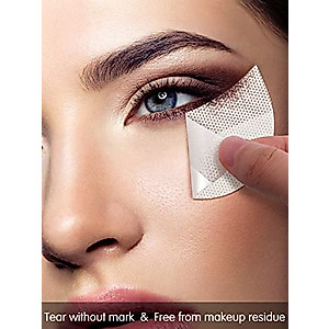 Kalolary 120 Pcs Eye Shadow Shields, Eyeshadow Pads Stencils Lint Free Under Eye Pads Eyeshadow Patches For Eyelash Extensions/Lip Makeup