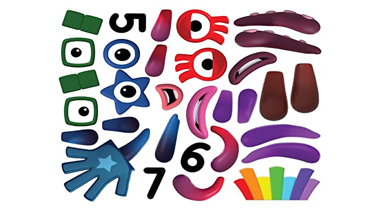 Hand2Mind Numberblocks Reusable Clings for Fun Learning