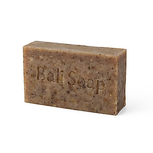 Bali Soap - Sandalwood Natural Soap - Bar Soap for Men & Women - Bath, Body and Face Soap - Vegan, Handmade, Exfoliating Soap - 3 Pack, 3.5 Oz each