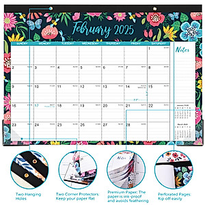 2025 Desk Calendar - Jan 2025 - Dec 2025, Large Monthly Desk Calendar 12 Months, 17" x 12", Desk Pad, Large Ruled Blocks, To-do List & Notes, Best Desk/Wall Calendar 2025 for Planning or Organizing